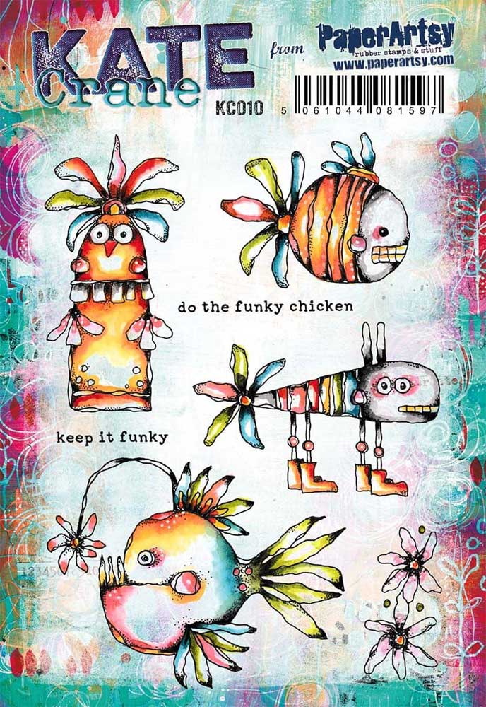 PaperArtsy Kate Crane Stamp Set - KC010 - Joggles.com