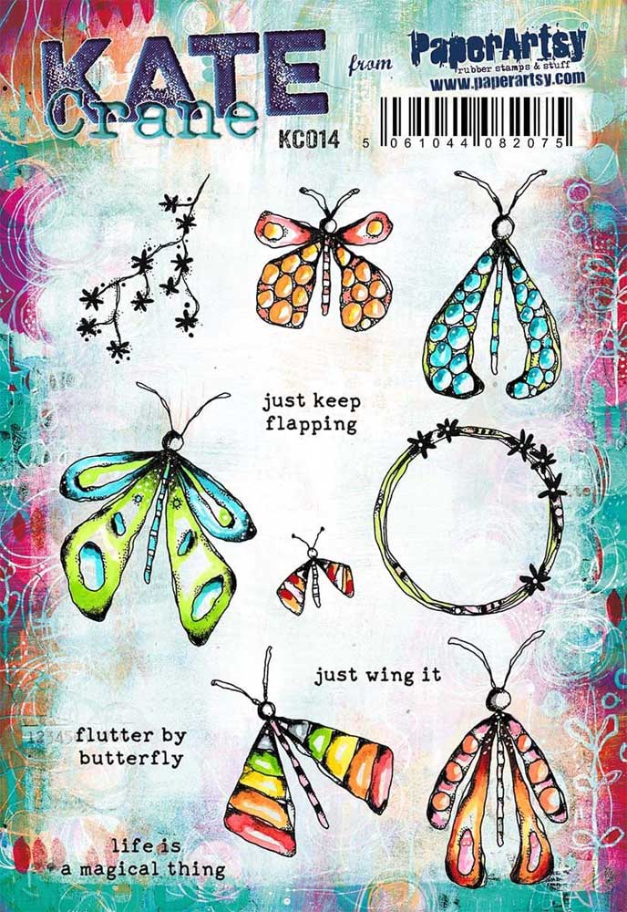 PaperArtsy Kate Crane Stamp Set - KC014 - Joggles.com