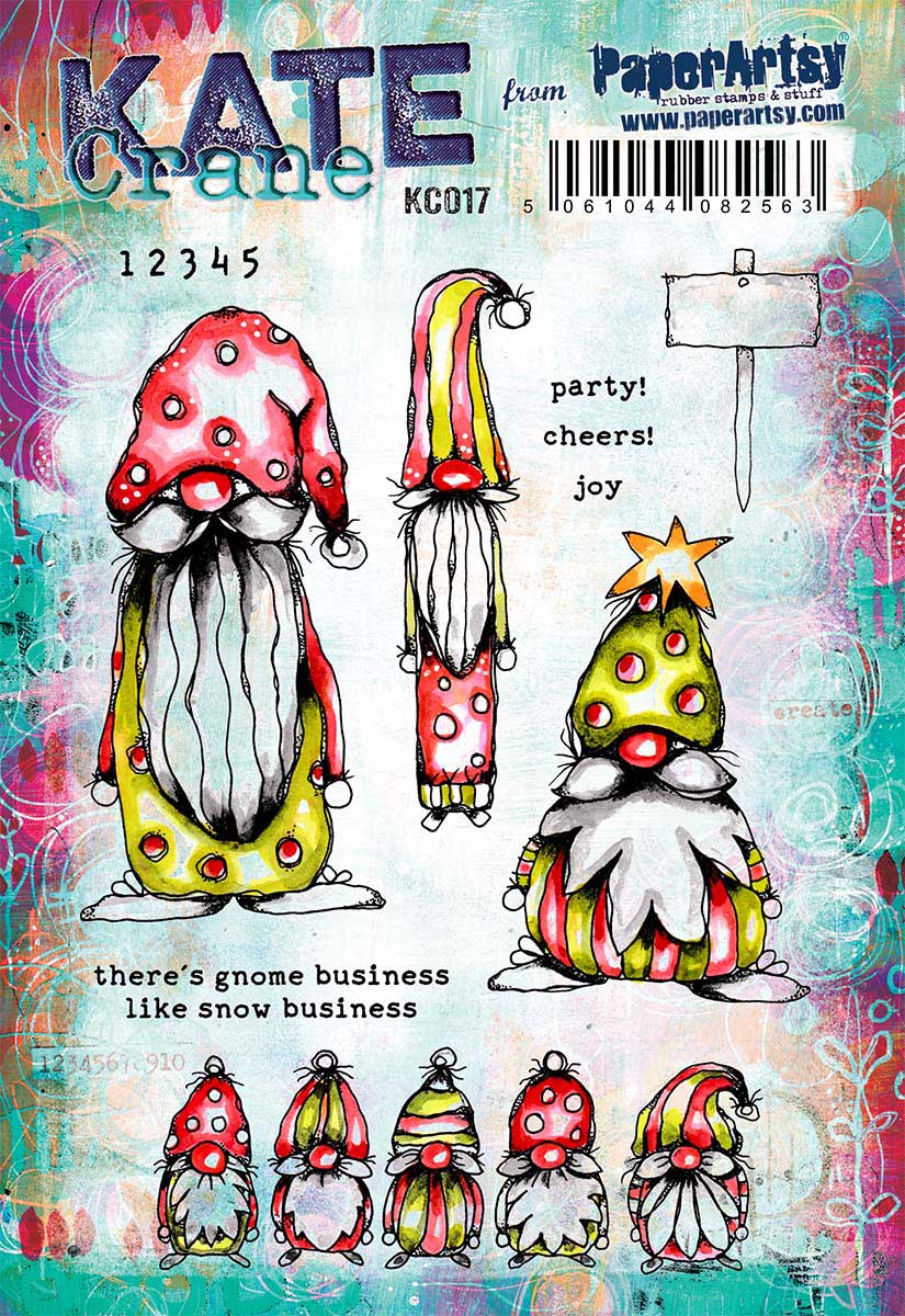 PaperArtsy Kate Crane Stamp Set - KC017 - Joggles.com