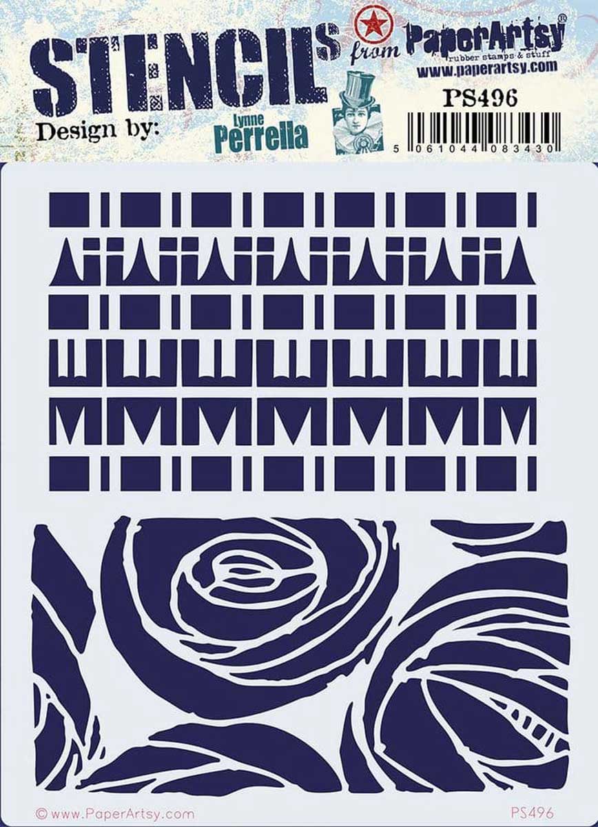 PaperArtsy / Lynne Perrella Stencil - PS496 - Joggles.com