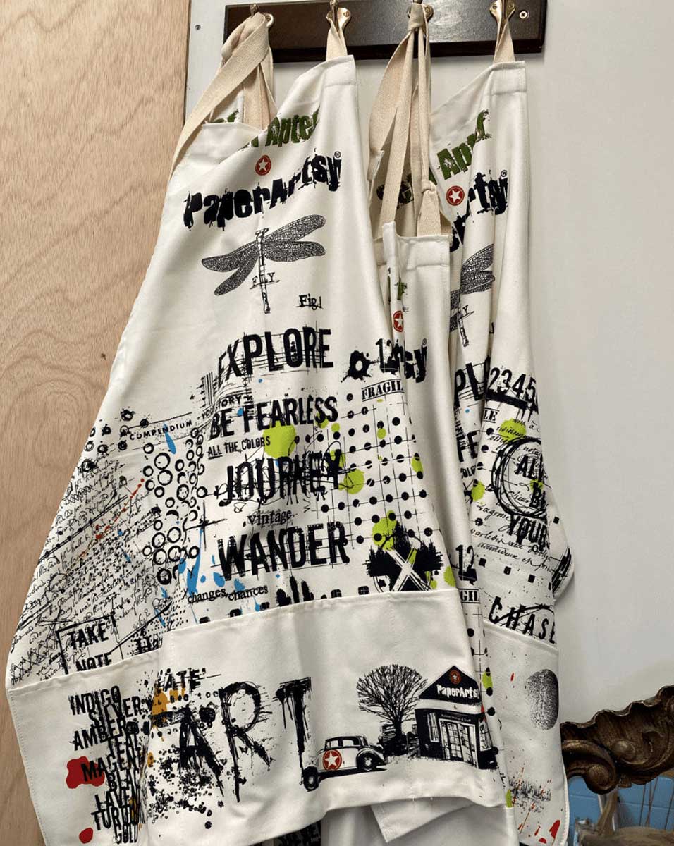 PaperArtsy / Seth Apter Limited Edition Apron [PA-APRON-ESA] - Joggles.com