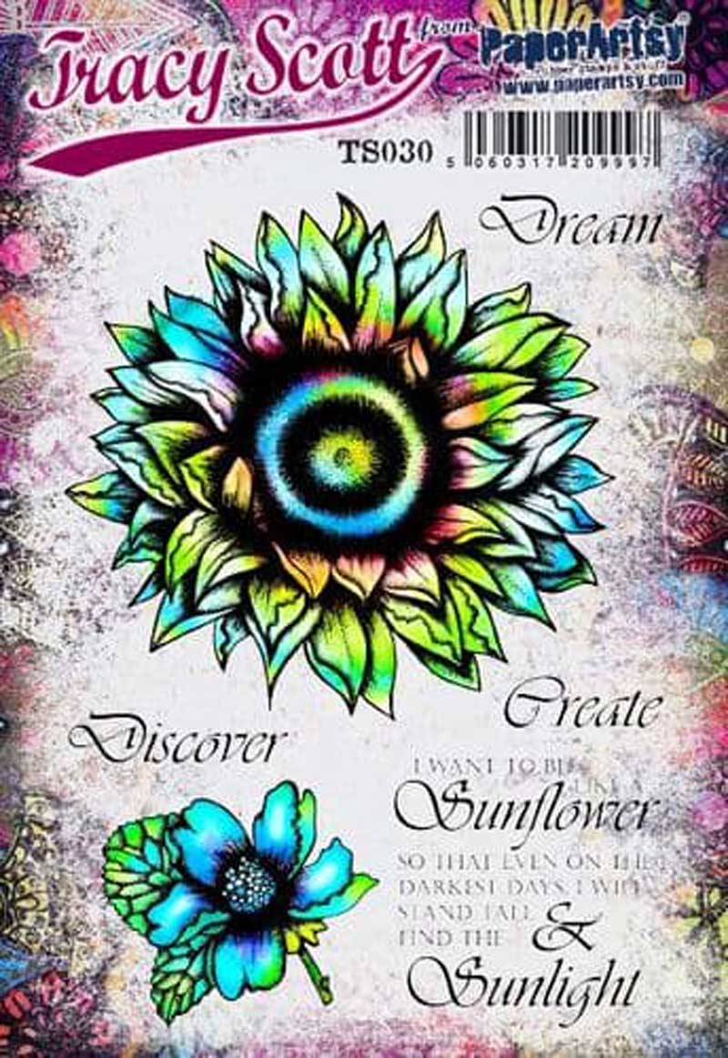PaperArtsy Tracy Scott Stamp Set - TS030 - Joggles.com