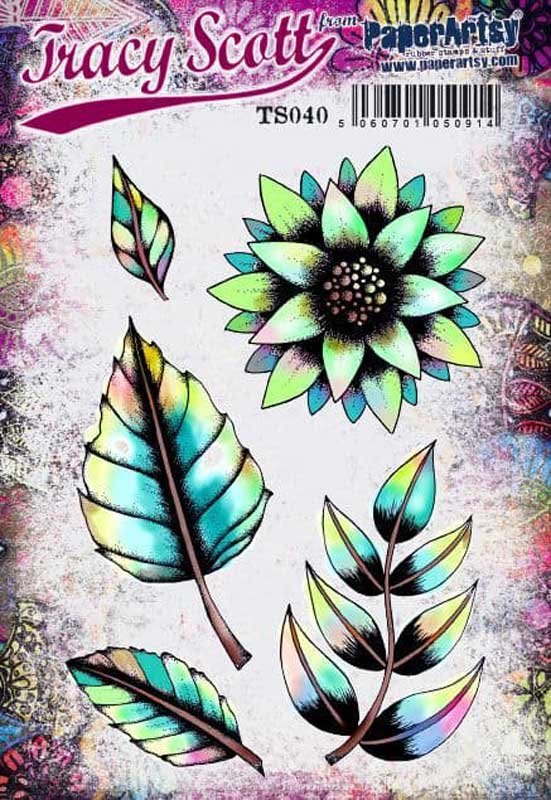 PaperArtsy Tracy Scott Stamp Set - TS040 - Joggles.com