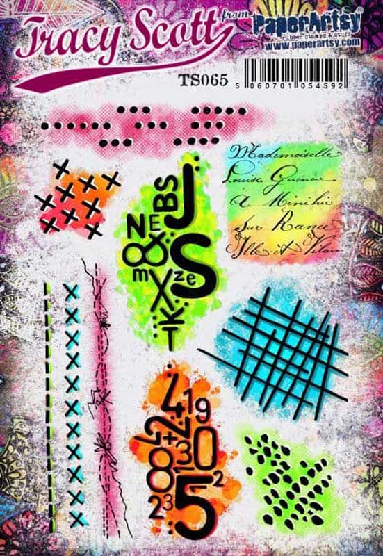 PaperArtsy Tracy Scott Stamp Set - TS065 - Joggles.com