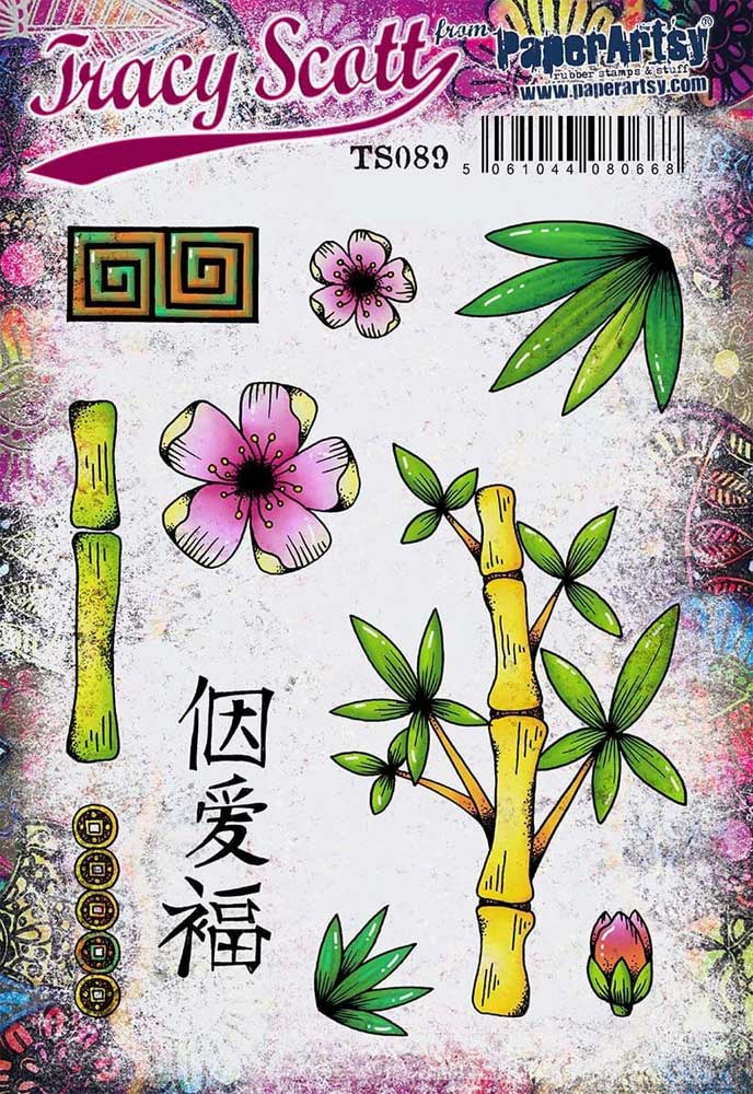 PaperArtsy Tracy Scott Stamp Set - TS089 - Joggles.com