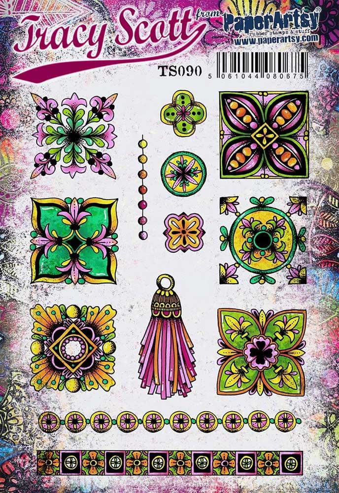 PaperArtsy Tracy Scott Stamp Set - TS090 - Joggles.com