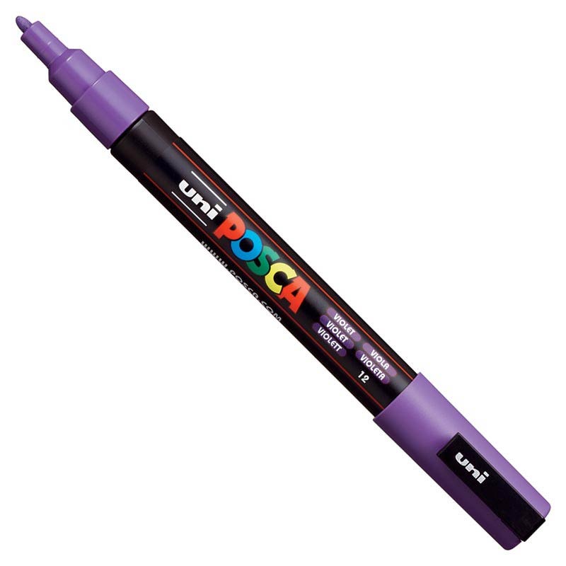 POSCA Paint Pen Fine PC-3M - Violet - Joggles.com