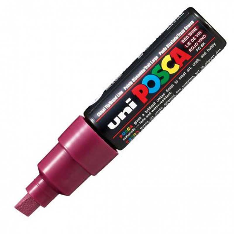 POSCA Paint Pen Broad PC-8K - Red Wine - Joggles.com