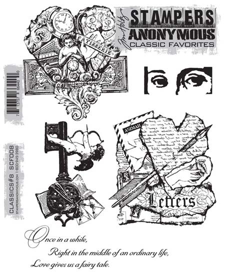 Stampers Anonymous/Tim Holtz Classics Unmounted Stamp Set - [SCF008 ...