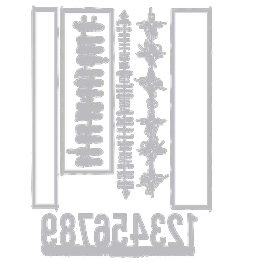 Seth Apter / Sizzix Thinlits - Borderlines [666906] - Joggles.com