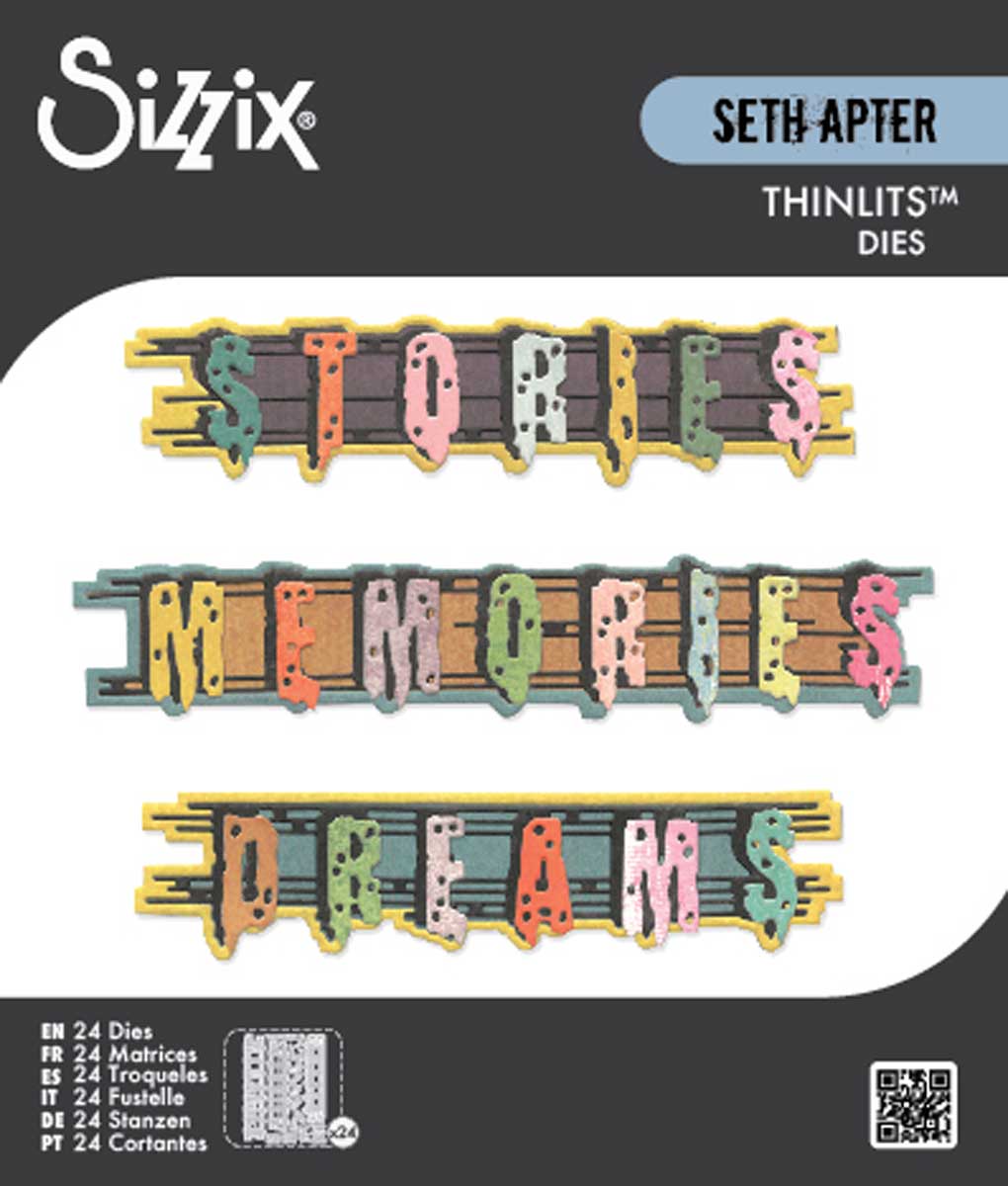 Seth Apter / Sizzix Thinlits - Word Wafers [667021] - Joggles.com