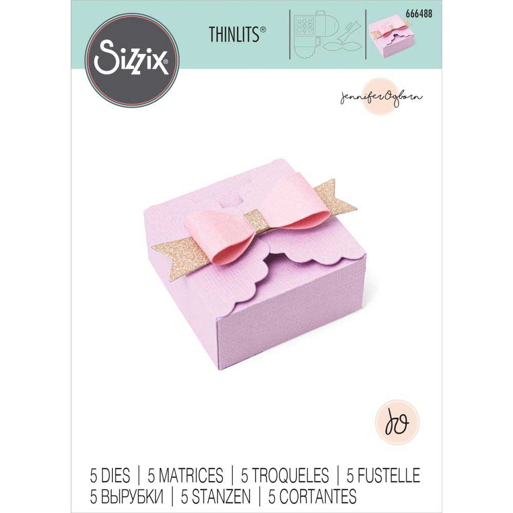 Sizzix Thinlits By Jennifer Ogborn - Treat Box [666488] - Joggles.com