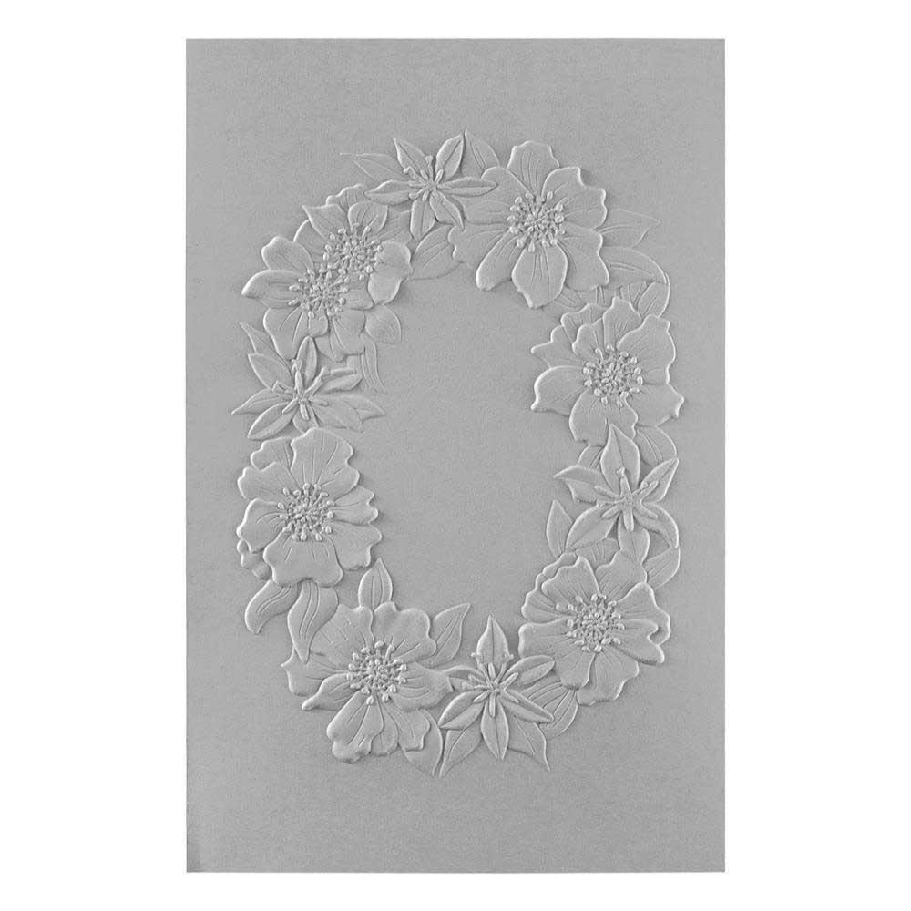 Spellbinders 3D Embossing Folder - Nature's Botanical Wreath [E3D-094 ...