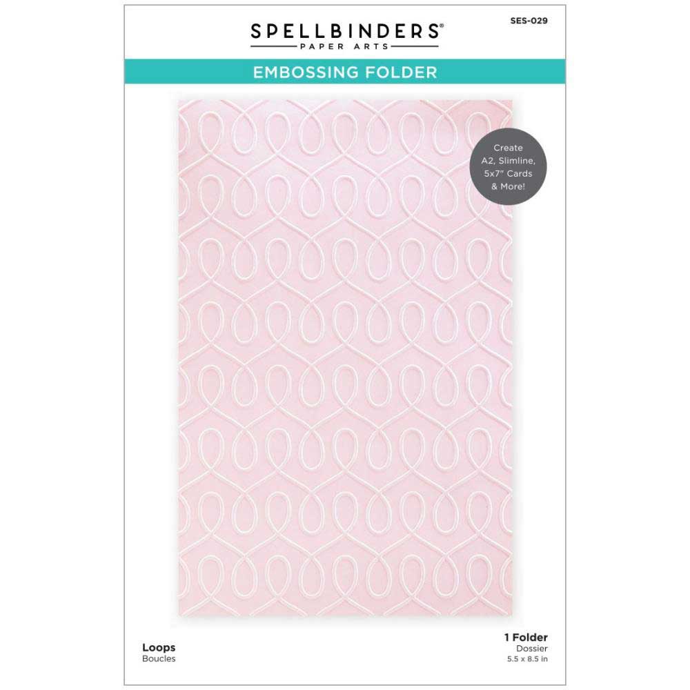 Spellbinders Embossing Folder - Loops [SES-029] - Joggles.com