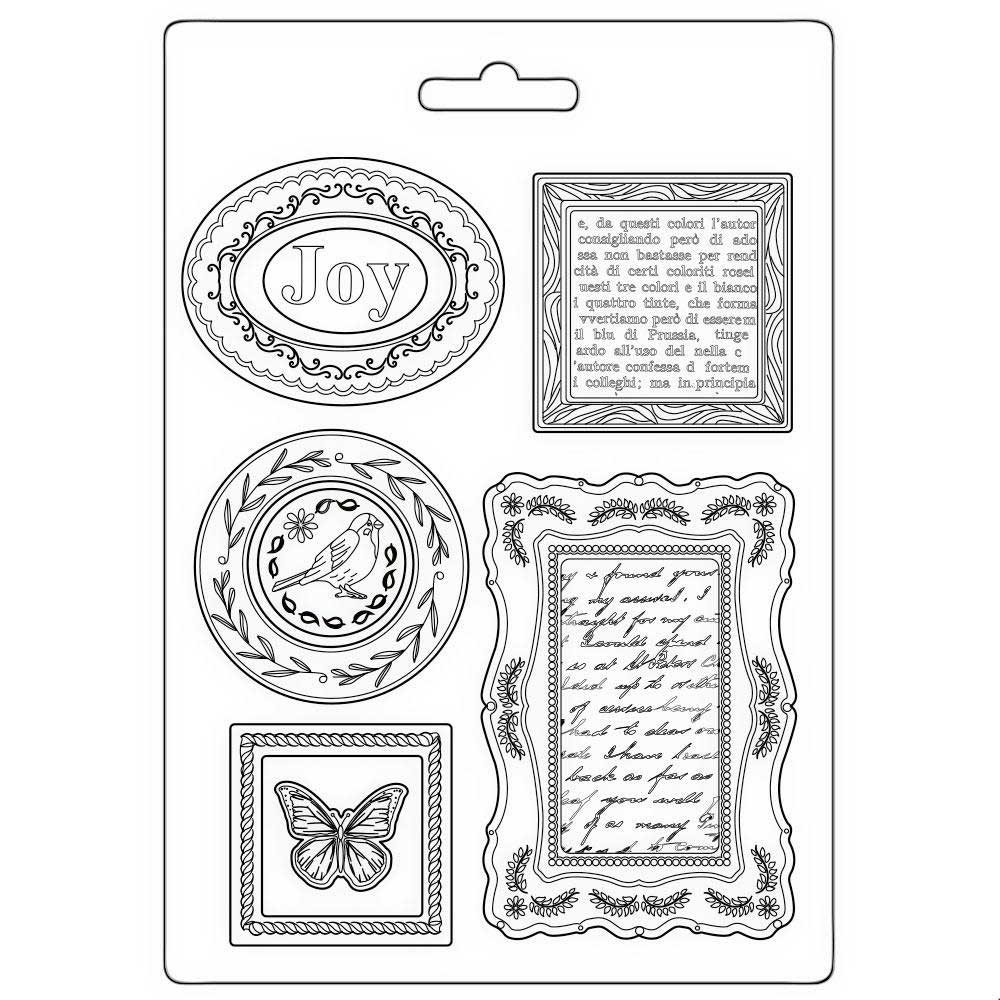 Stamperia Blue Land Collection - Texture Impression Mould [K3PTA5653 ...