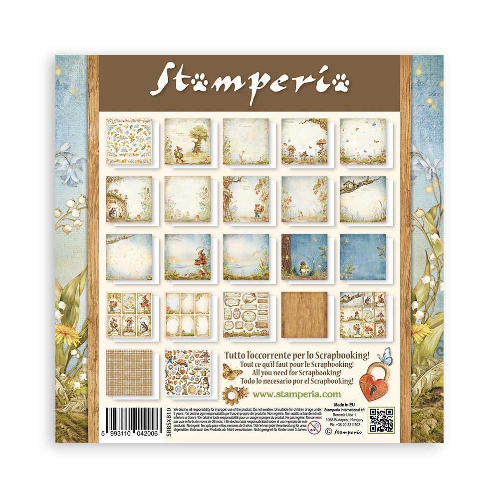 Stamperia Hidden Grove Collection - 8" x 8" Maxi Paper Pad [SBBSXB10 ...