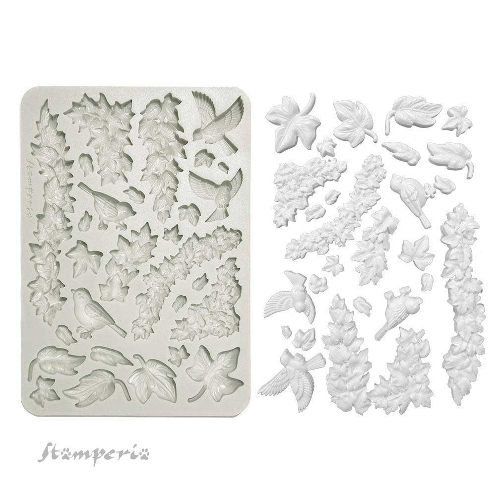 Stamperia House Of Roses Collection - Silicone Mould - Ivy [KACMA567 ...
