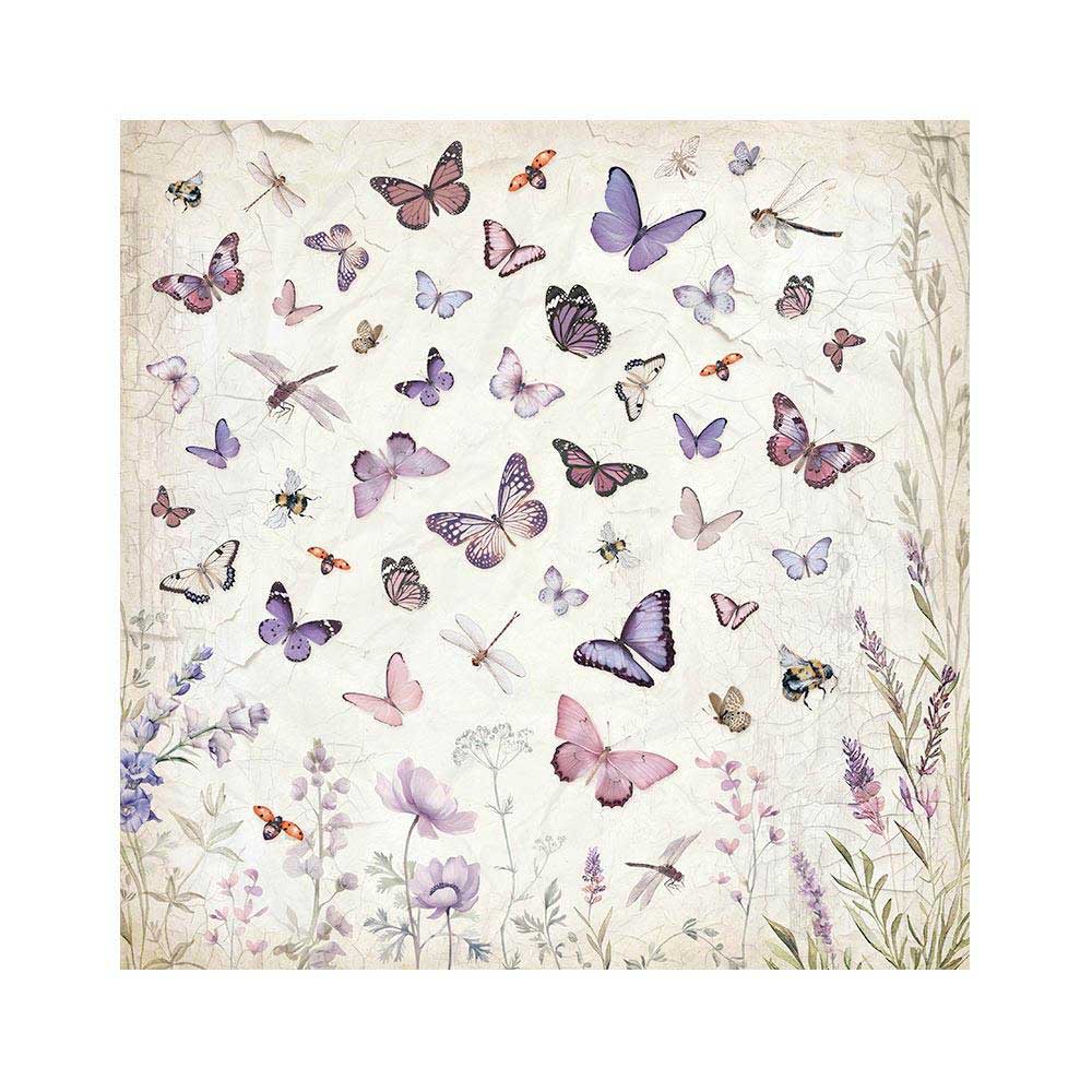 Stamperia Lavender Collection - Fabric [SBPLT30] - Joggles.com