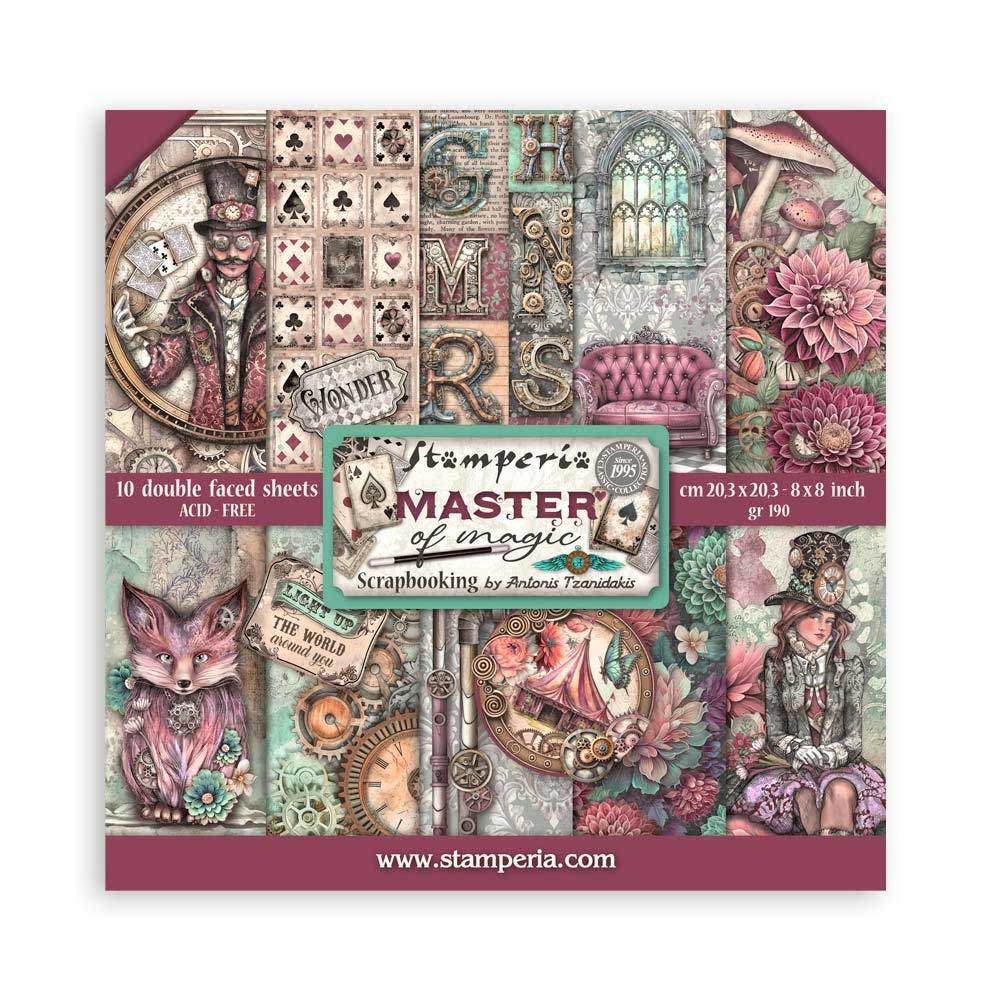 Stamperia Master Of Magic Collection - 8" x 8" Paper Pad [SBBS122 ...