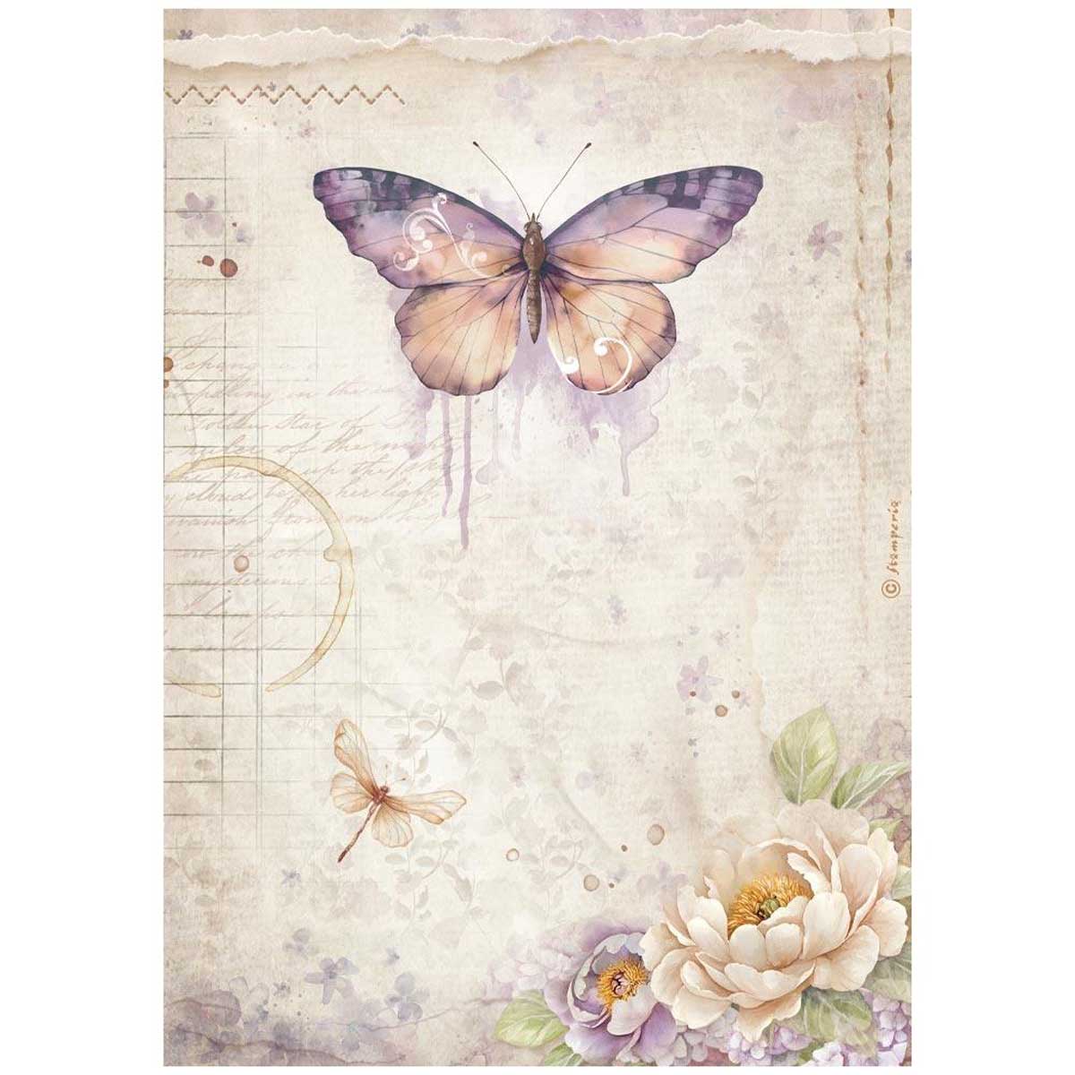Stamperia Quiet Days Collection - A4 Rice Paper Selection [DFSA4XQD ...