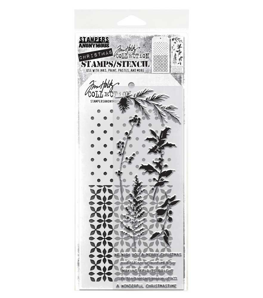 Stampers Anonymous / Tim Holtz Stamp & Stencil Sets - Joggles.com