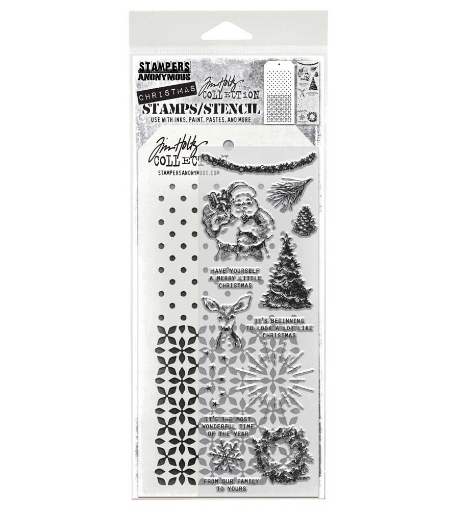 Stampers Anonymous / Tim Holtz Stamp & Stencil Sets - Joggles.com