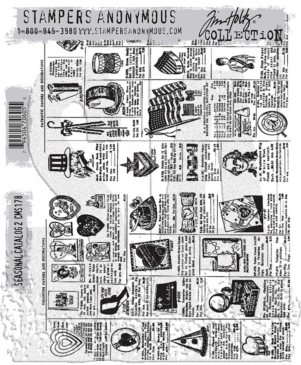 Stampers Anonymous/Tim Holtz Unmounted Rubber Stamps - [CMS178 ...