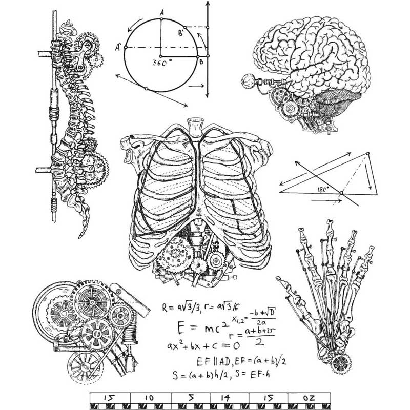 Science Rubber Stamps