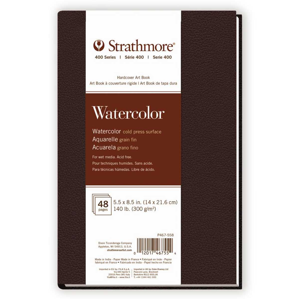 Strathmore 400 Series Watercolor Art Book - Hardcover 5 1/2" x 8 1/2 ...