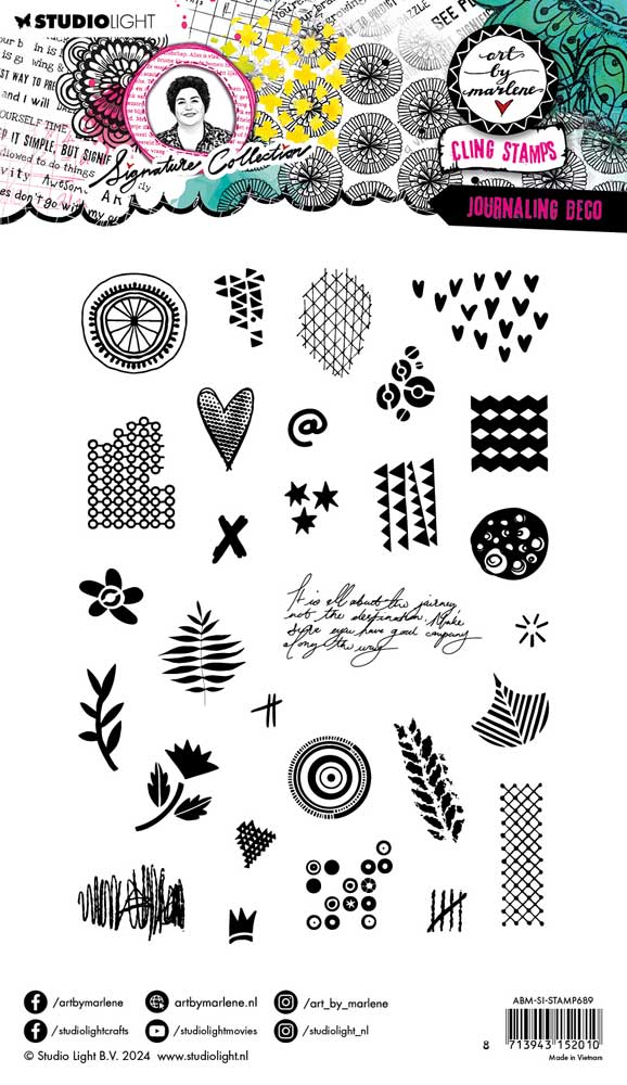 Studio Light Art By Marlene Signature Collection - Cling Stamp Set ...