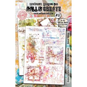 AALL & Create Rub-On Sheets - Bowed Tidings #17 - Joggles.com