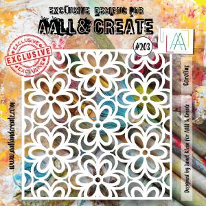 AALL & Create Stencil - Corollas #203 - Joggles.com