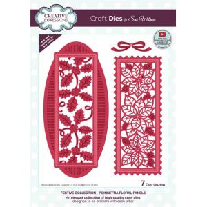 Creative Expressions / Sue Wilson Craft Dies - Poinsettia Floral Panels ...