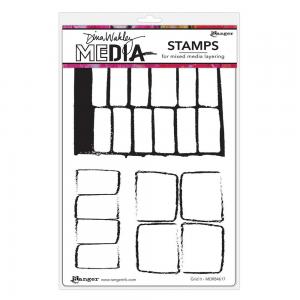 Dina Wakley Media Unmounted Rubber Stamp - Grid It [MDR84617] - Joggles.com