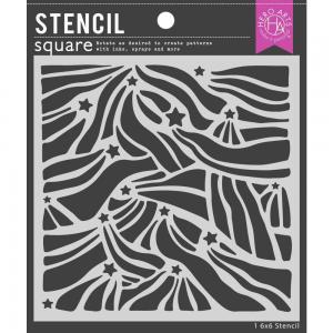 Hero Arts 6" x 6" Stencil - Starlight Rays [SA240] - Joggles.com