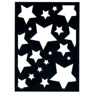 Joggles Creative Cuts - Black Smooth & Sturdy - Stars [74427] - Joggles.com