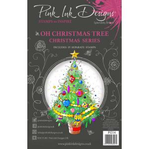 Pink Ink Designs Clear Stamp Set - Oh Christmas Tree [PI214] - Joggles.com