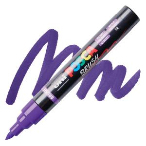 POSCA Paint Pen Brush Tip PC-5BR - Violet [12] - Joggles.com