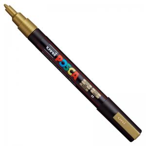 POSCA Paint Pen Fine PC-3M - Gold - Joggles.com