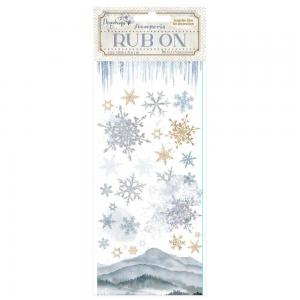 Stamperia Dewdrops Collection - Rub-On - Snowflakes [DFLRB128 ...