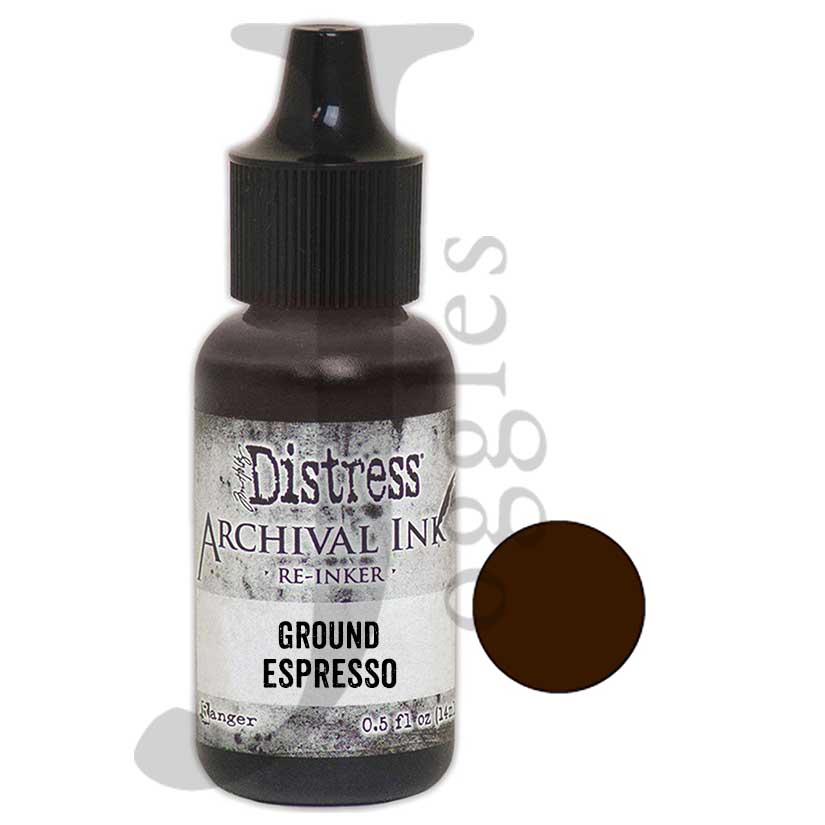 Tim Holtz Distress Archival Ink Reinker - Ground Espresso - Joggles.com