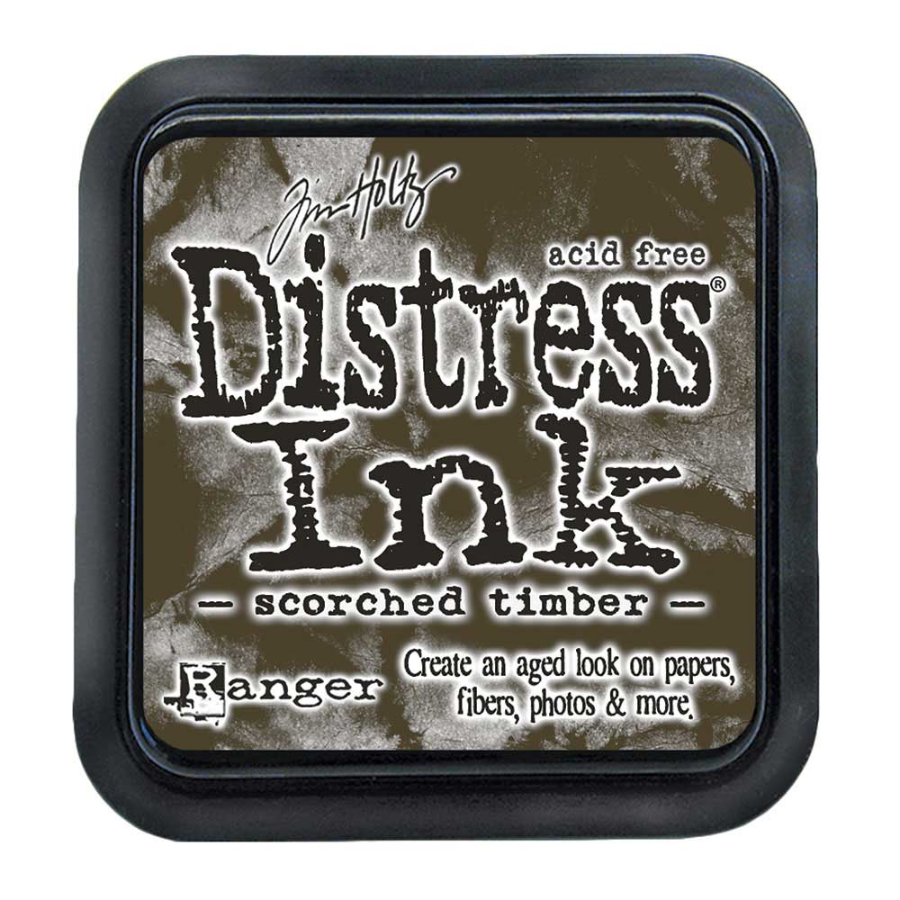 Tim Holtz Distress Ink Pad - Scorched Timber - Joggles.com