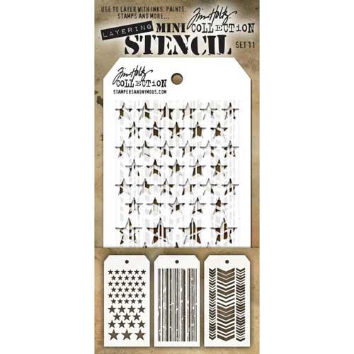 Tim Holtz Mini Stencils - Joggles.com
