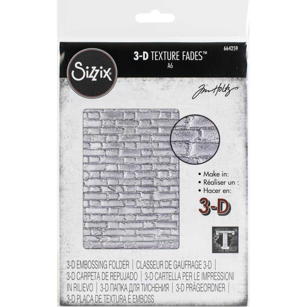 Tim Holtz / Sizzix 3D Texture Fades - Joggles.com