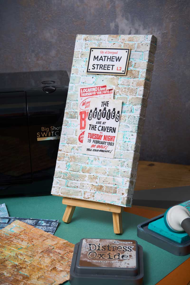 Tim Holtz Sizzix 3D Texture Fades - Brickwork, Large [666958] - Joggles.com