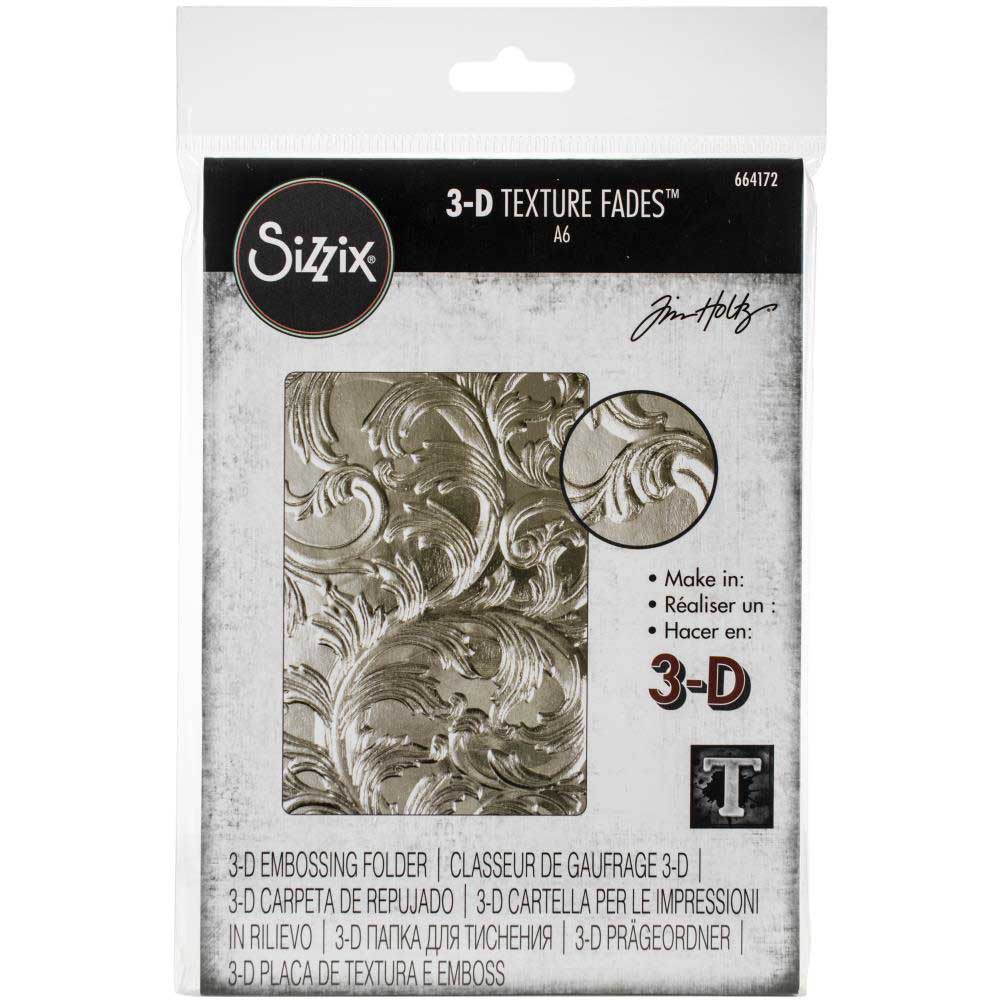 Tim Holtz / Sizzix 3D Texture Fades - Joggles.com