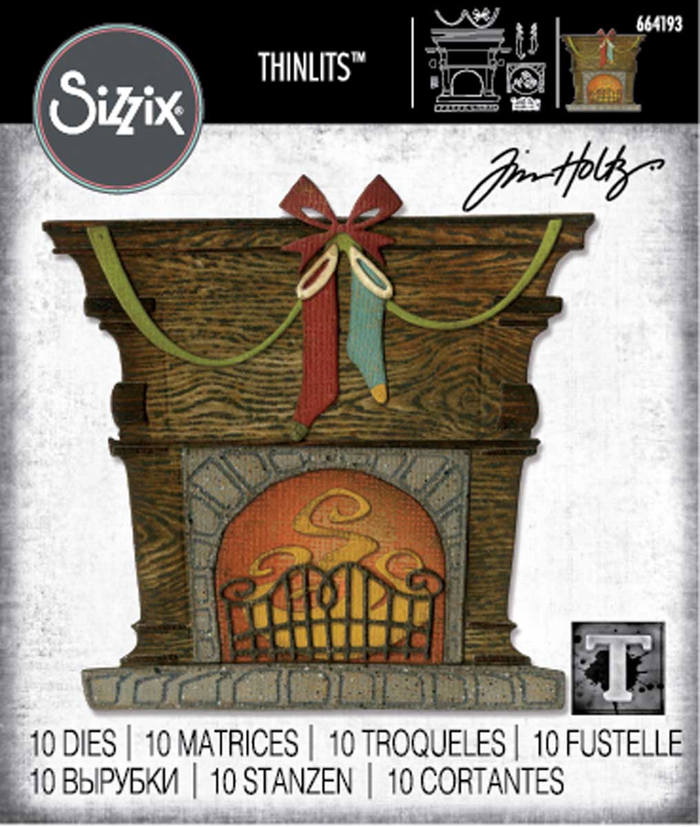 Tim Holtz Sizzix Thinlits - Fireside [664193] - Joggles.com