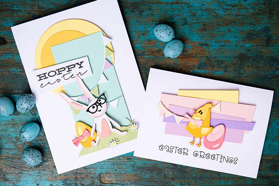 Tim Holtz Sizzix Vault Thinlits Dies - Bunny & Chick [666561] - Joggles.com