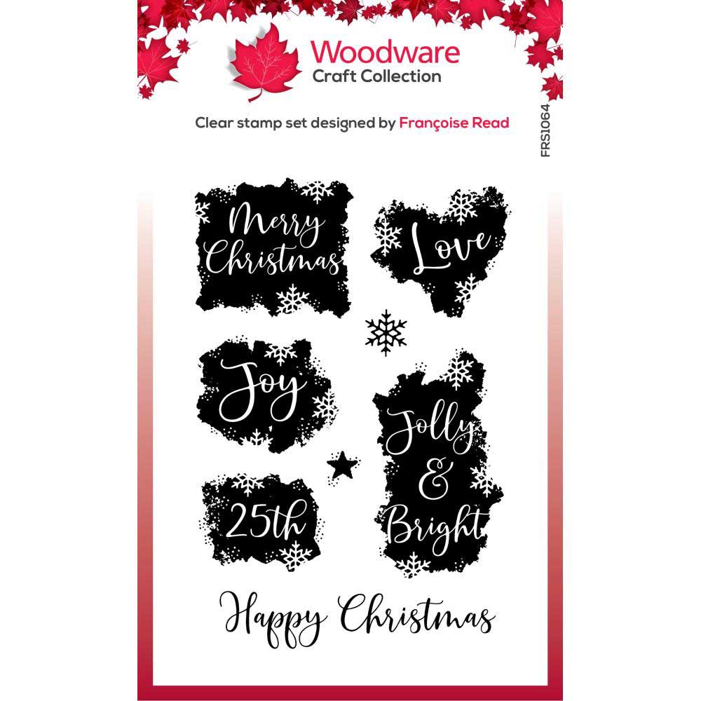 Woodware Craft Collection Clear Stamp Set - Christmas Patches [FRS1064 ...