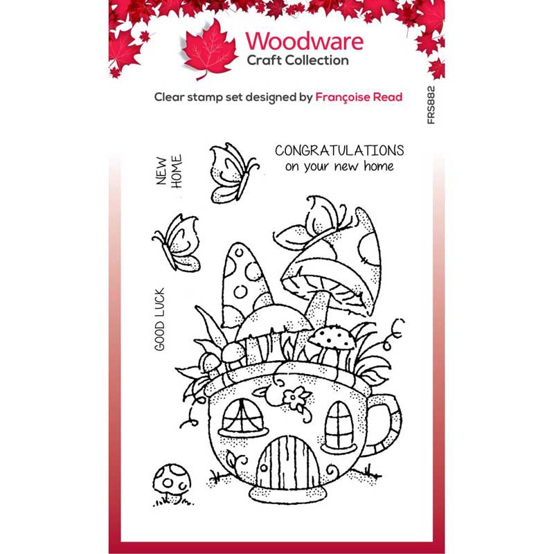 Woodware Craft Collection Clear Stamp Set - Mushroom Cup [FRS882 ...